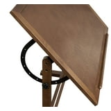 Studio Designs Large Wooden Drafting Table, Solid Wood, Adjustable 42 ...
