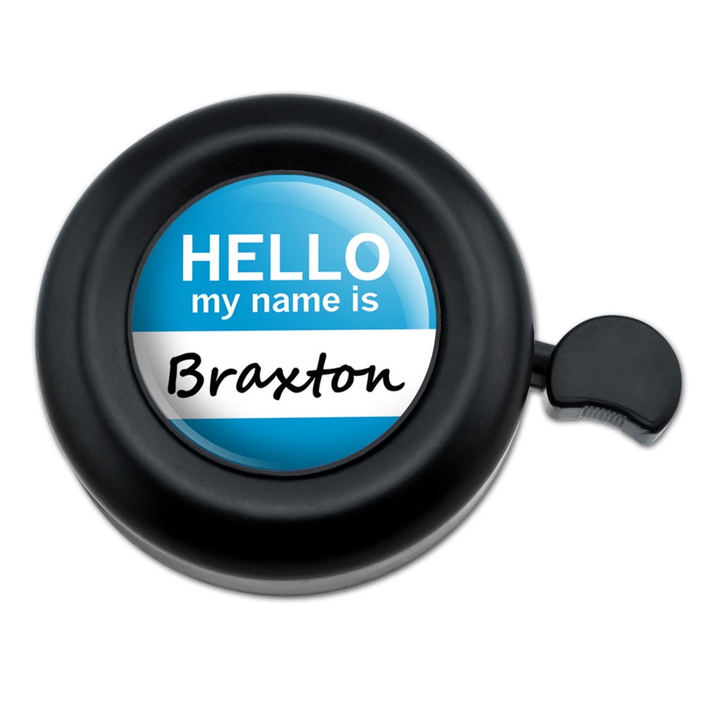 Braxton Hello My Name Is Bicycle Handlebar Bike Bell - Walmart.com