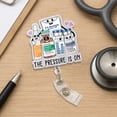 ICU Nurse Badge Buddy, Pressure is On Reel, Emergency Medicine ...