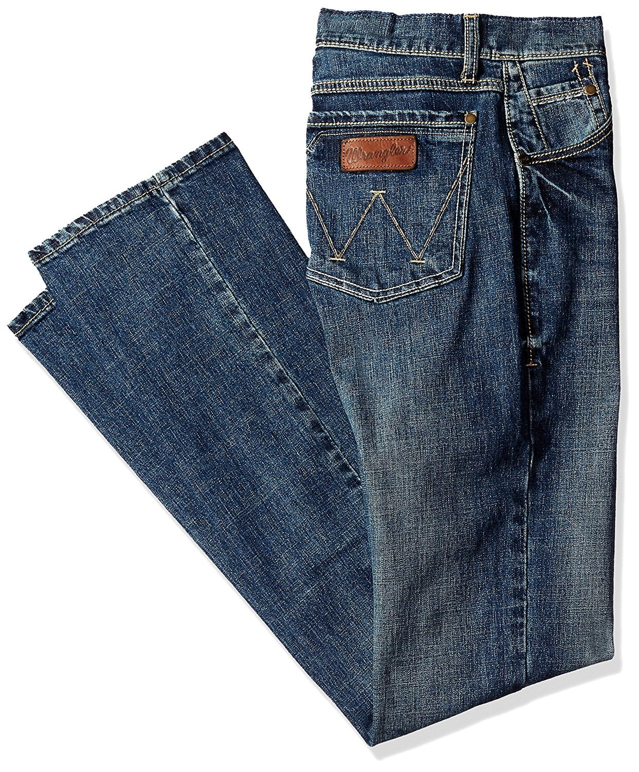 Wrangler WLT77LY Mens Retro Slim Fit Jeans Denim 36x38 - Walmart.com
