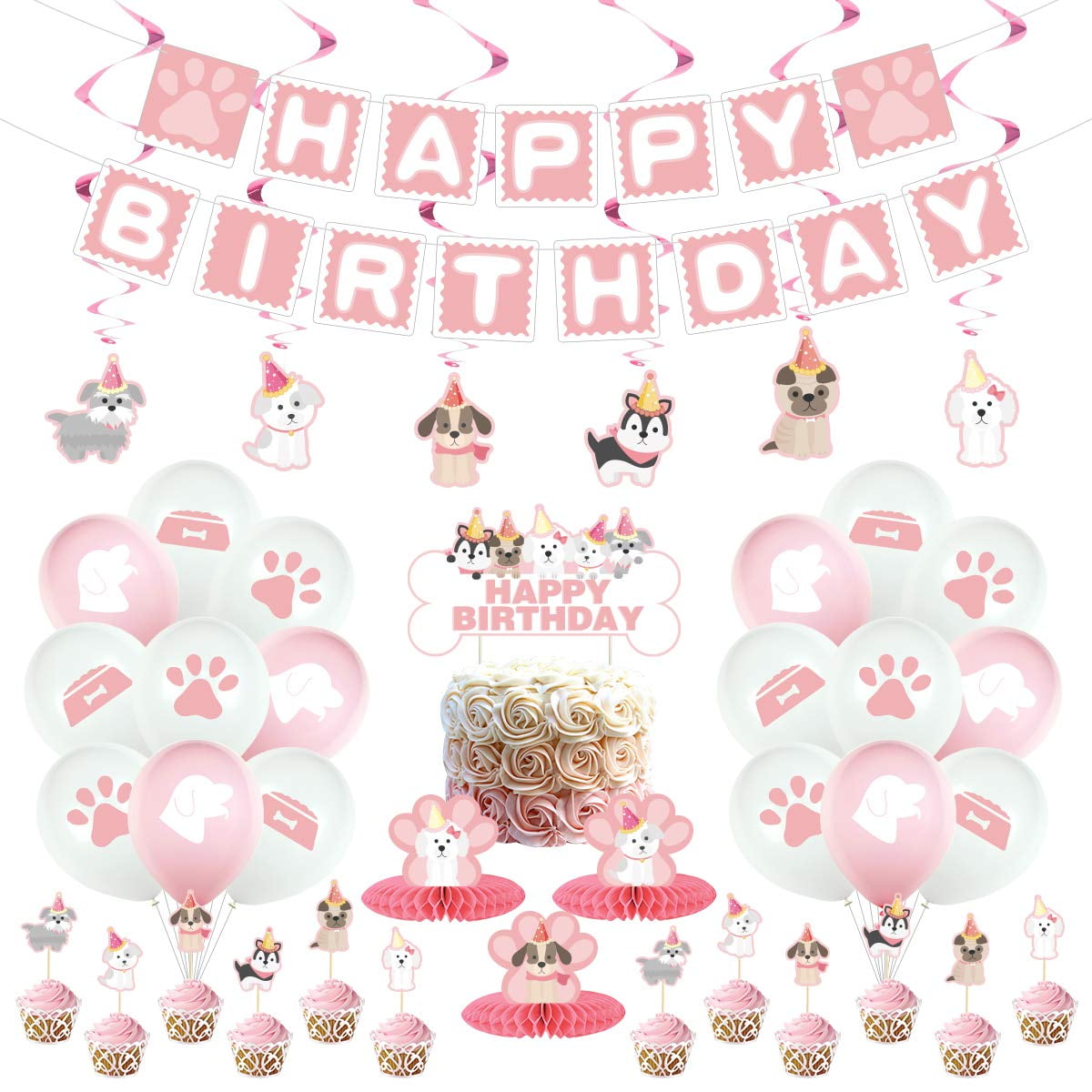 Girl Puppy Birthday Party