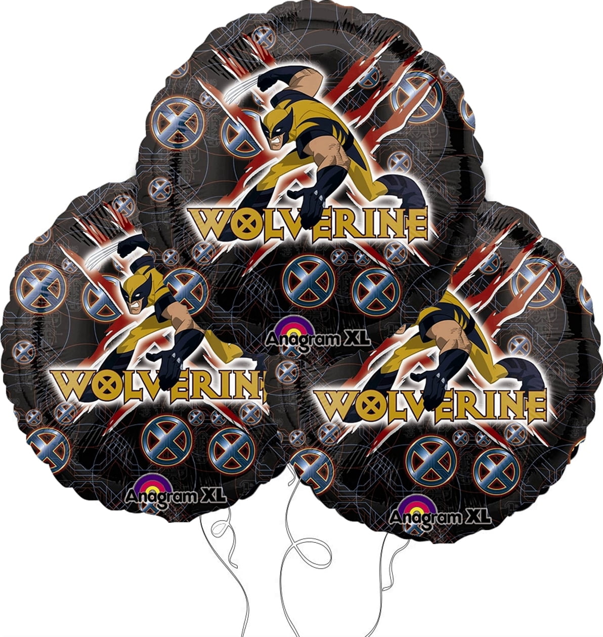 Marvel's Wolverine 18" Mylar Balloon 3pk - Walmart.com