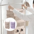 AOOOWER Wall Mount Clothes Organizers With Various Size Pockets Easy ...