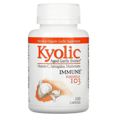 Kyolic Aged Garlic Extract Original Formula Cardiovascular Formula 100 ...