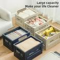 GVDV Large Organizing Foldable Camping Box, Big Plastic Storage ...