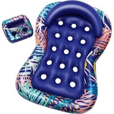 Swimline Luxe Edition Inflatable Suntan Tub Pool Lounger, White & Gold ...