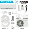 Ktaxon Smart Mini Split Air Conditioner & Heater, Wifi, 11000BTU, 17 ...