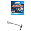 Gillette Trac II Non-Pivot Chrome Razor Handle with Twin Blades ...