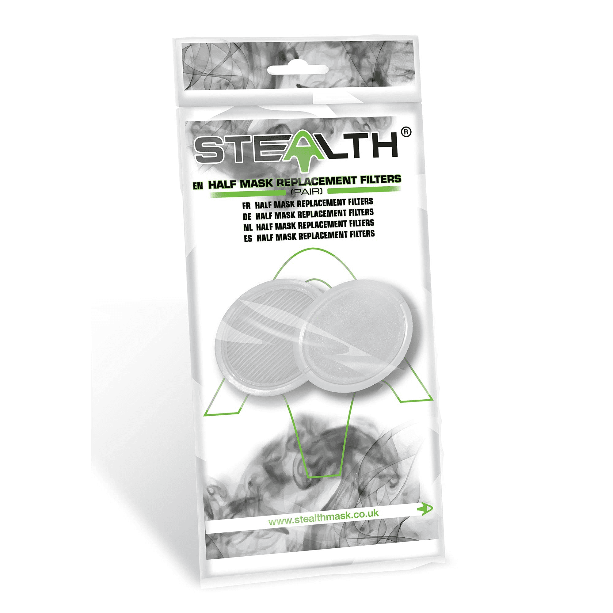 STEALTH Respirator Mask with Filters, Half Mask Respirator & Dust Mask ...