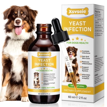 Natural Dog Yeast Infection Anti Itch Treatment - Itchy Ears, Skin ...