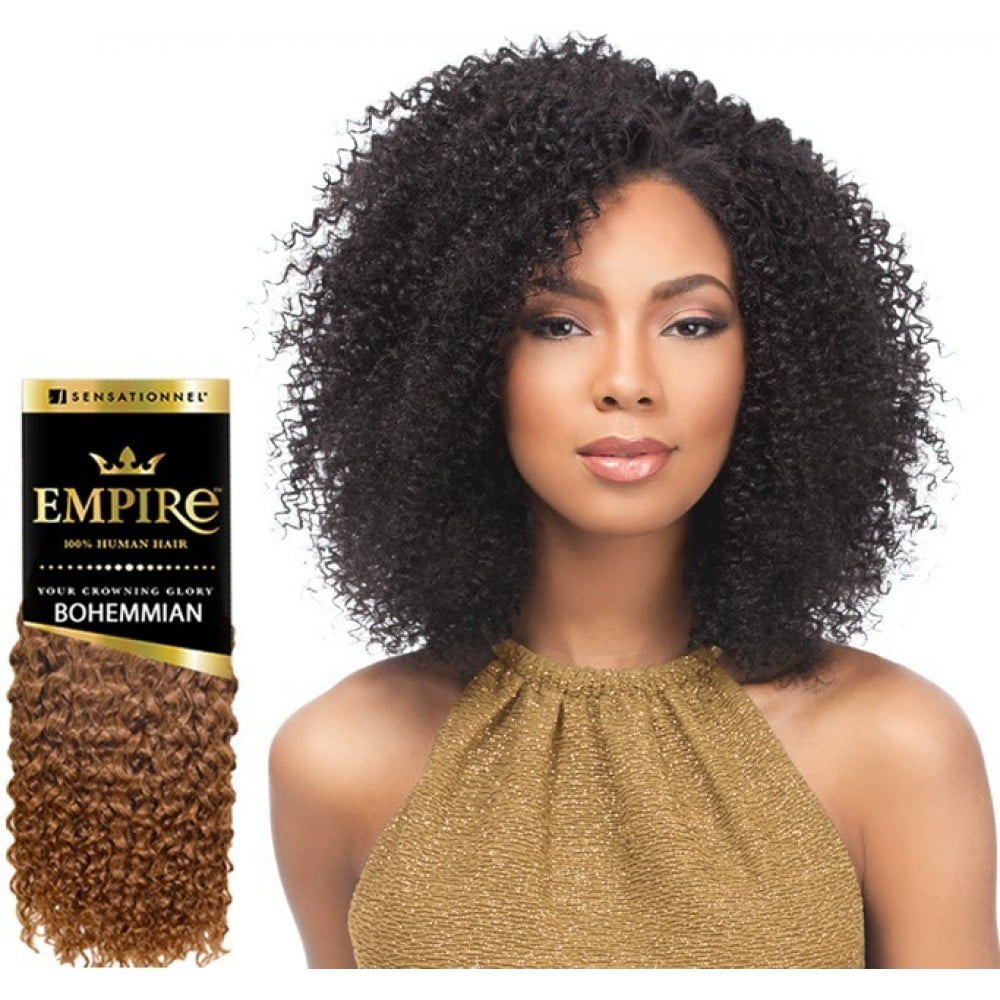 Sensationnel Empire Bohemian Wave 100% Human Hair 10" ( 1B Off Black ...