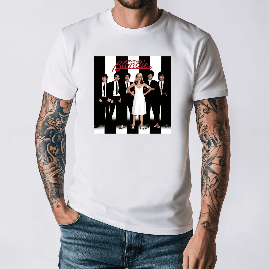 Click here for 1997 Tee Blondie Parallel Lines T Shirt - 80s Rock... prices