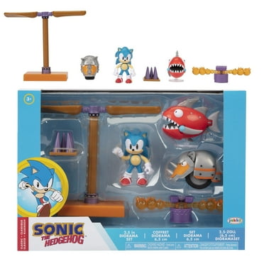 "Sonic the Hedgehog Classic Green Hill Zone Toy Set with 2.5"" Action ...