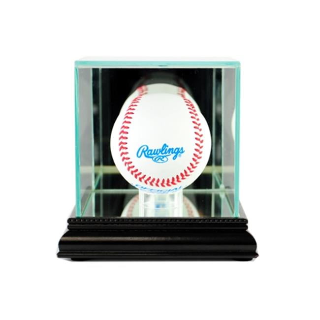 Perfect Cases SBSB-B Single Baseball Display Case, Black - Walmart.com