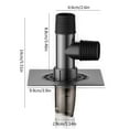 Washing Machine Drain Hose Connector AntiOverflow Sealed Joint Laundry ...