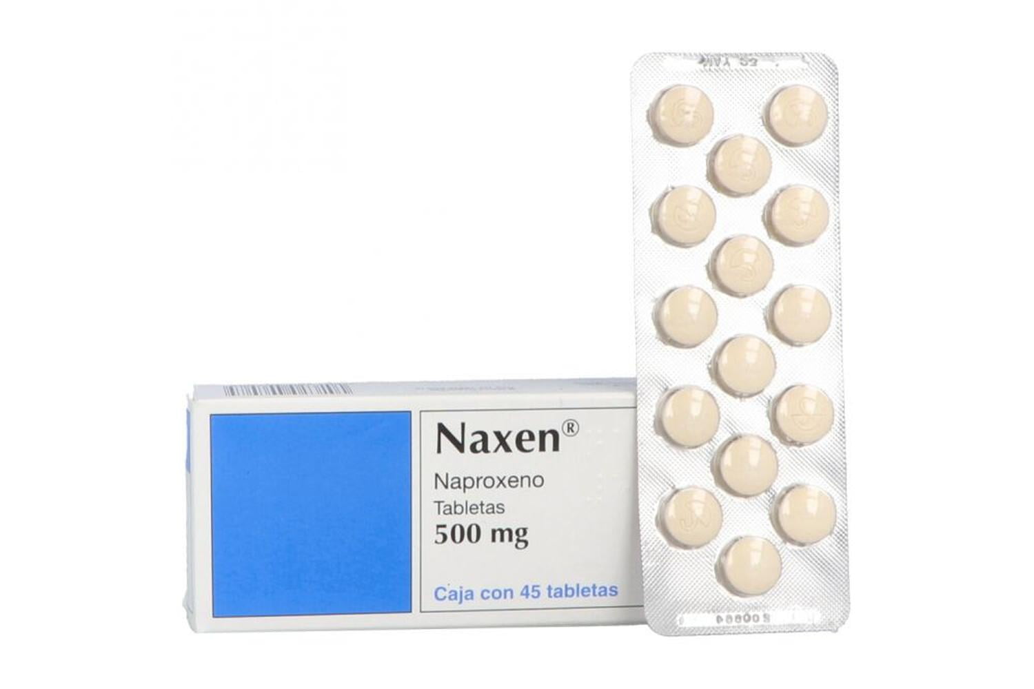 Naxen 500 mg tabletas 45 pzas | Walmart en línea