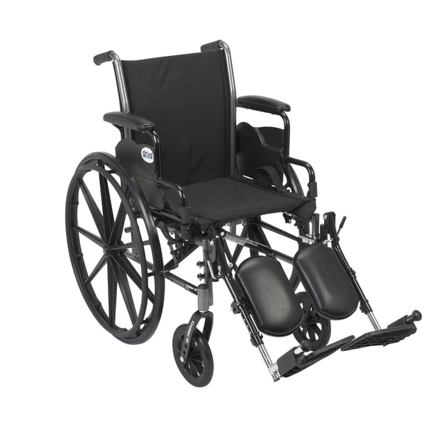 Drive Medical Cruiser III Light Weight Wheelchair with Flip Back ...