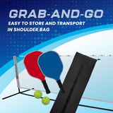 MinnARK Sports LED Pickleball Portable Set, Light-Up Net, Paddles, and Balls, for Driveway ...