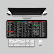 Excel Dictionary PC 84 Keyboard Shortcut Hotkeys Reference Guide for Excel Spreadsheets Mousepad ...