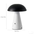 Mushroom Shaped Table Lamp Night Light Rechargeable LED Lamp Bedside ...