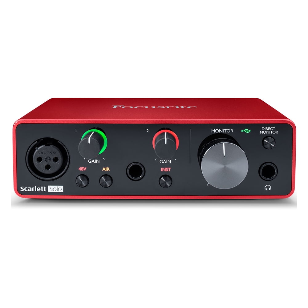 Buy Focusrite Scarlett Solo USB Audio Interface (3rd Gen) with Pop ...