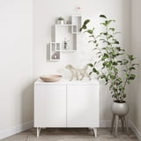 Ballucci Interlocking Floating Cube Wall Shelves, Horizontal/Vertical ...