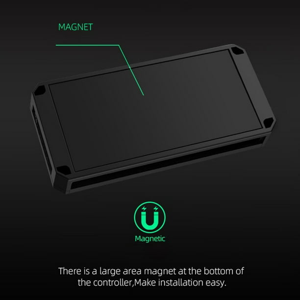 1 A 9 3 en PWM ARGB Fan Hub Splitter Magnetic Suction Con Control ...