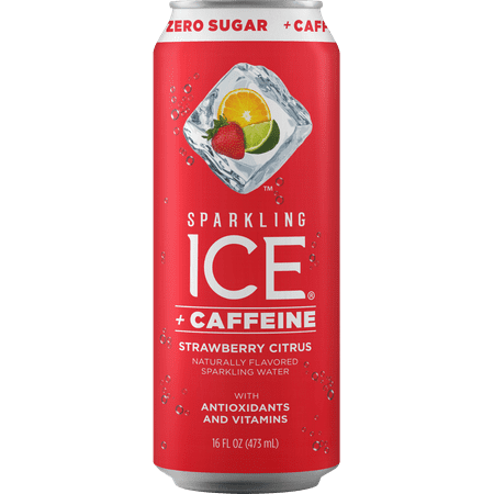 Sparkling Ice® + Caffeine Strawberry Citrus, 16 Fl Oz Can, 12 Count - Walmart.com