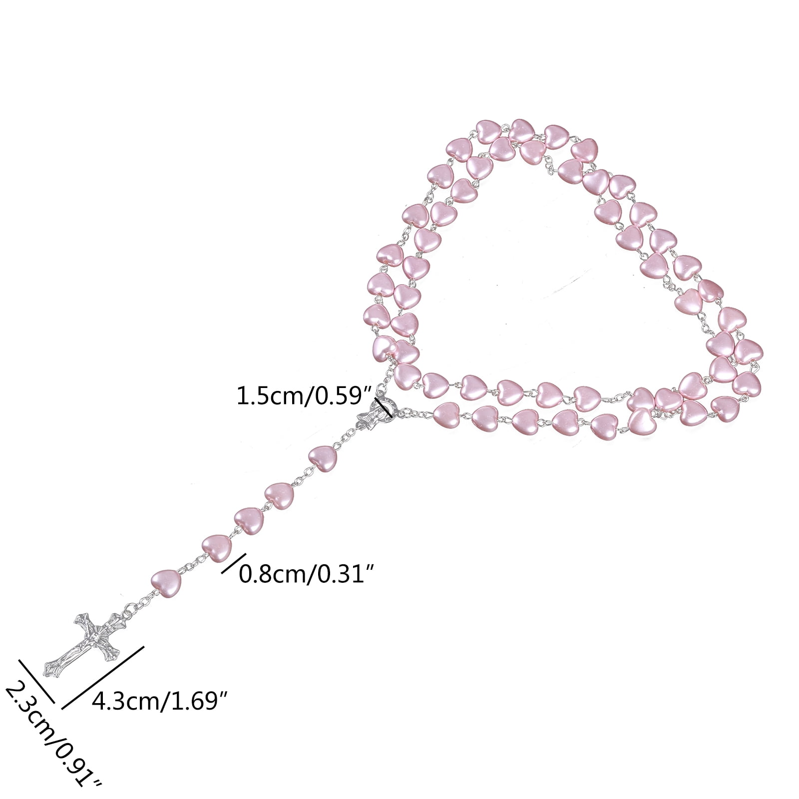 Pink Rosary Clip Art