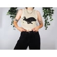 Bunny Tank Top, Rabbit Linoprint Shirt, Handmade Racer Vest ...
