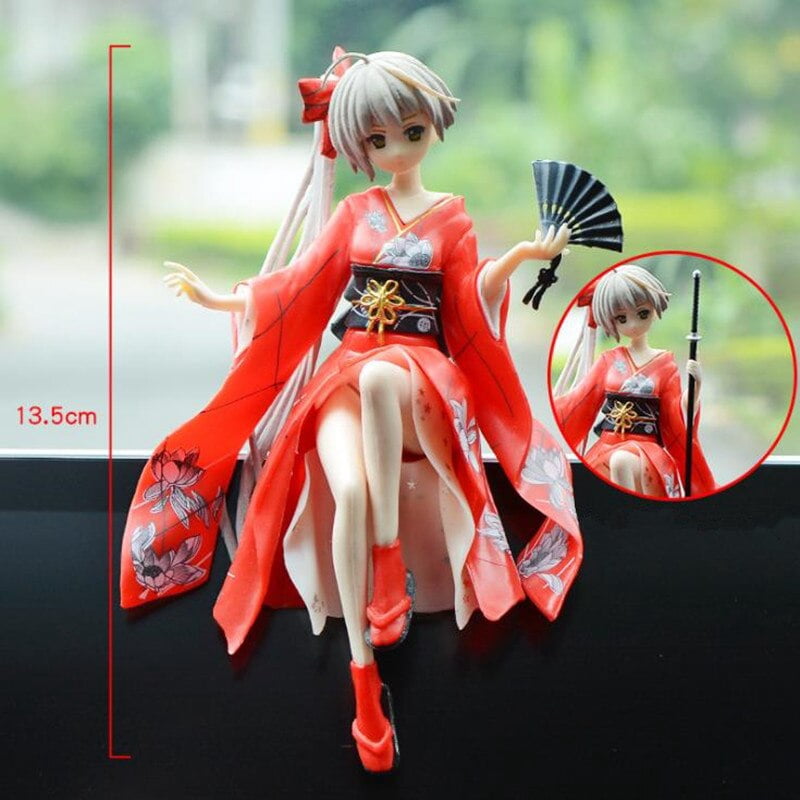 Figura de acción de Anime japonés kasuvano Sora, colección de PVC ...