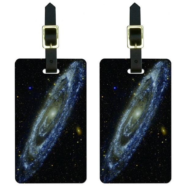 Andromeda Galaxy Space Luggage Tags Suitcase Carry-On ID, Set of 2 ...