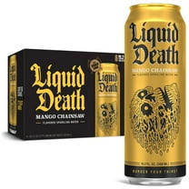 Liquid Death, Cherry Obituary, Cherry-Flavored Sparkling Water, 8-Pack ...