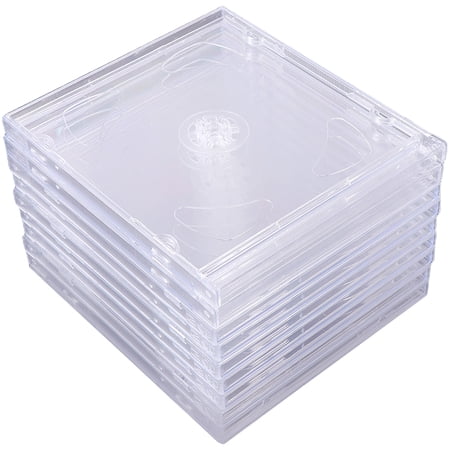 9pcs Double CD Jewel Cases DVD Cases Acrylic DVD Holders CD Storage ...