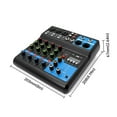 HD Audio 4 5 Channel Sound Mixer Professional Portable Console Computer ...