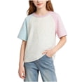 ATOGUTA Shirts For Girls Graphic Tees Short Sleeve Tshirts Crewneck ...