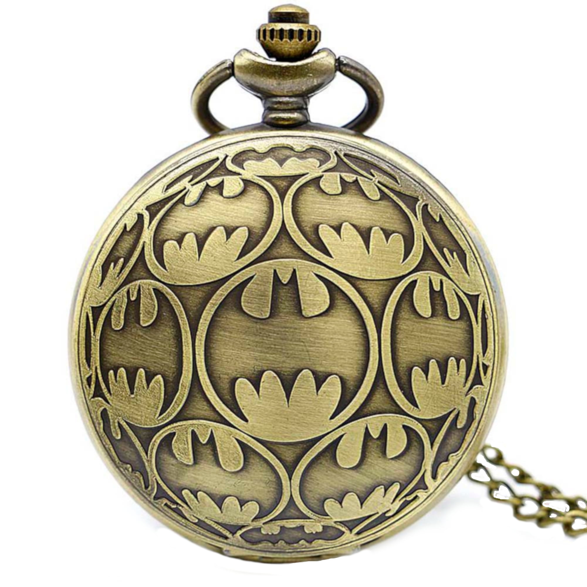 New Design Batman Pocket Watch Anti-Tarnish Goldtone WP-BM-2 - Walmart.com