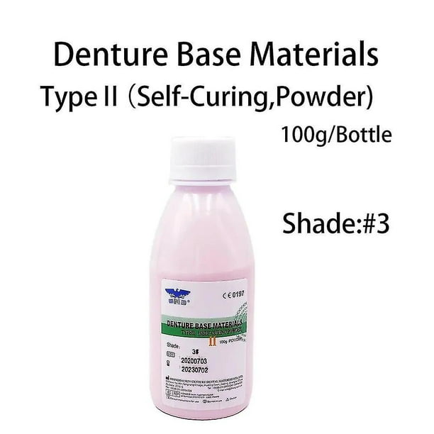 Self Cured Denture Base Materials Dental Acrylic Resin Powder Bio-Shade ...
