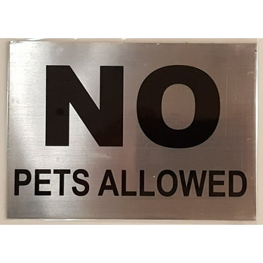 No Pets Allowed Sign - Walmart.com