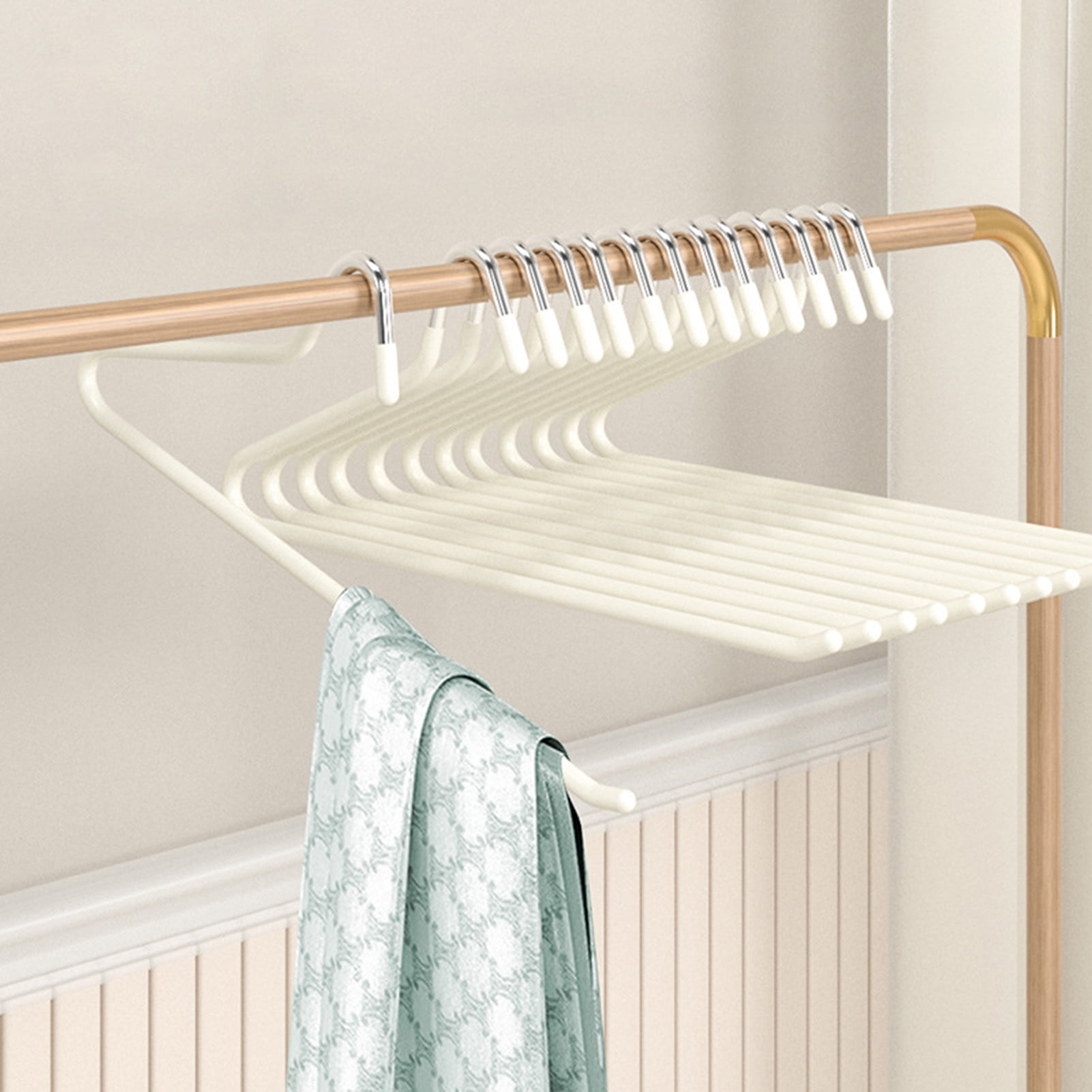 MEIDELI Drying Hangers 5Pcs Storage Fall Resistant Modern Heavy Duty ...