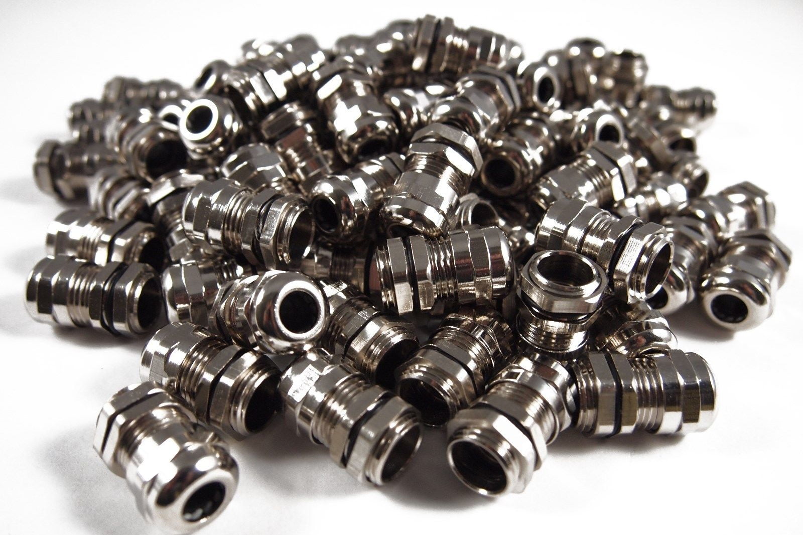 10 pack MG09 Metal Waterproof Cable Glands Chrome 4-8 mm - Walmart.com