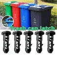 Wheeled Trash Can Lid * Pins, Easy to Install, Rotating Hinge Axle Plug ...