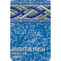 GLI Pool Product 24 ft. Round Brighton Prism Uni-Bead Above Ground Pool ...