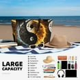Daiia Yin Yang Beach Travel Bag - Water-Resistant Beach Bag ...