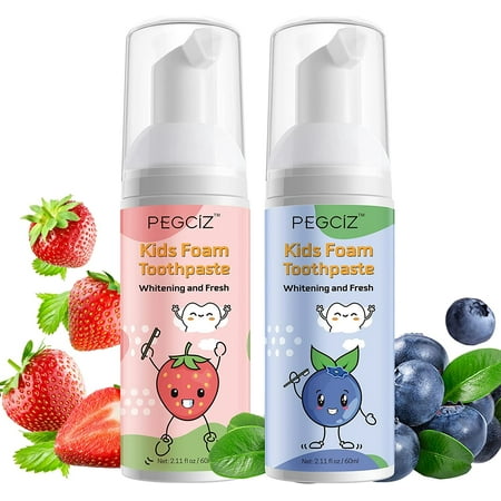 Foam Toothpaste Kids Fluoride Free,Foaming Toothpaste Kids for U Shape ...