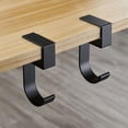 10 Shaped Table Edge Hook Student Desk Side Hanging Bag Removable ...
