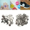 LAZIOEGR 100 Set Blank Identification Badges Pin Back Button Parts ...