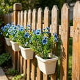 2 Pack Artificial Flower Bouquet for Outdoor Yard, Faux Floral ...