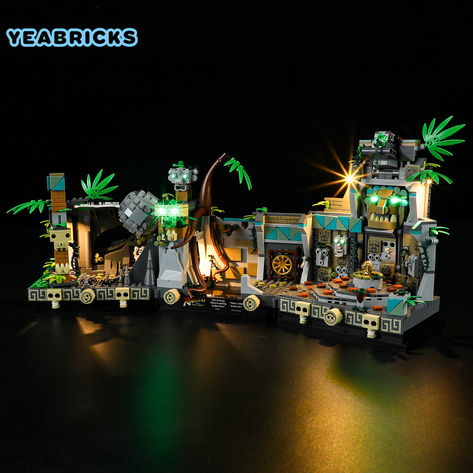 YEABRICKS LED Lighting Kit Compatible with LEGO Indiana Jones Temple of ...