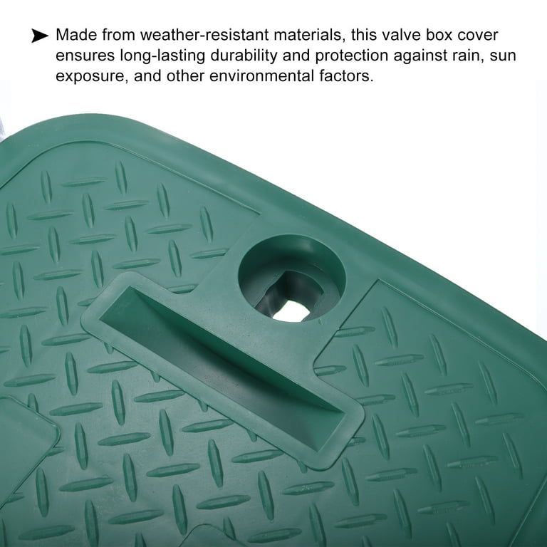 Sprinkler System Box Cover 7 Inch Green Valve Box Lid Landscape